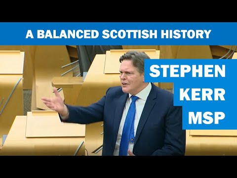 A balanced history of Scotland: Stephen Kerr - YouTube