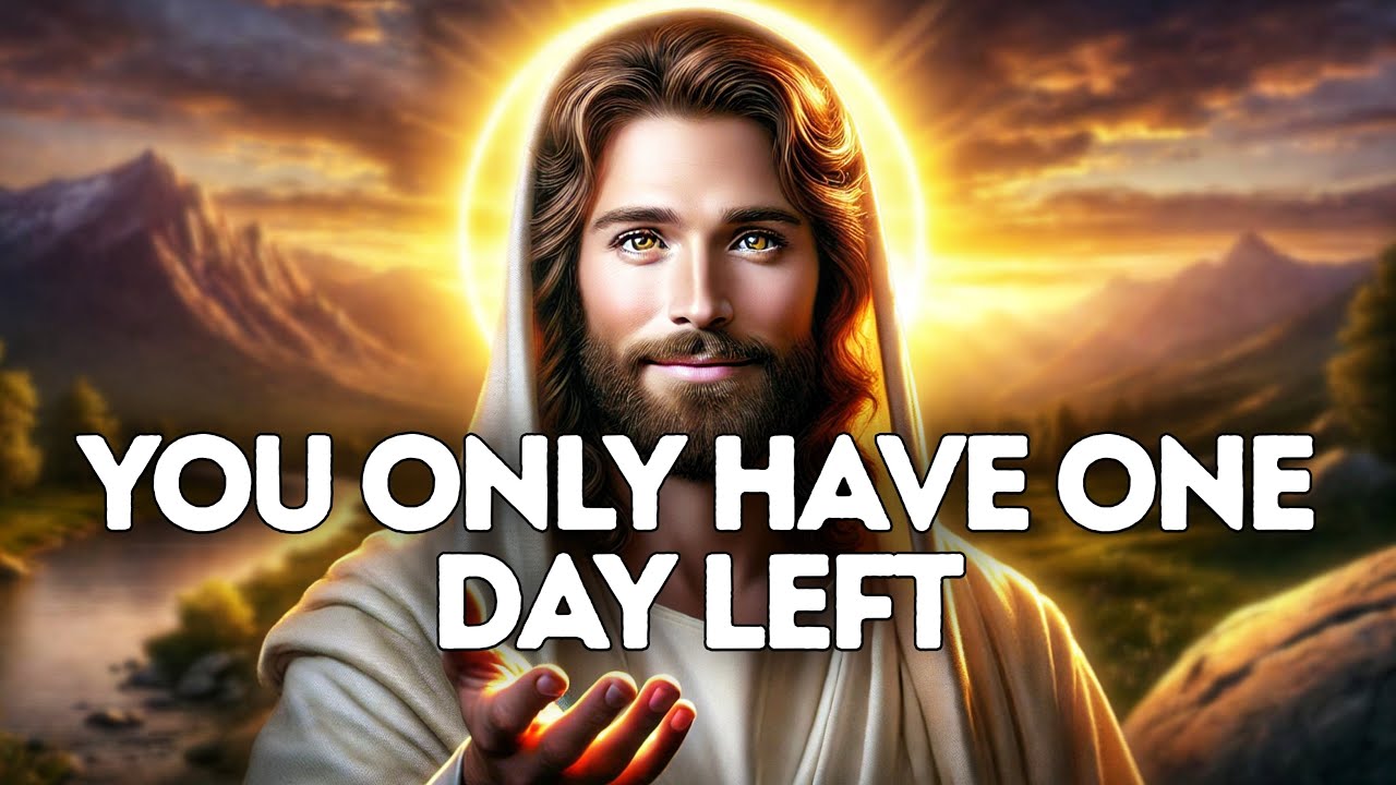 God Says: YOU ONLY HAVE ONE DAY LEFT TO... | God Message Today |God ...