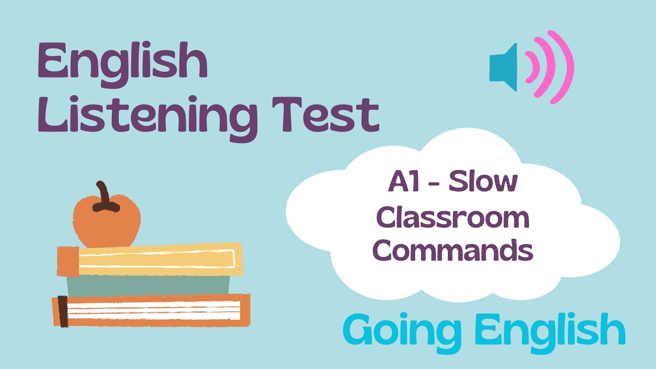 (A1) English Listening Test: Classroom Commands - Going English Prep 📝 ...