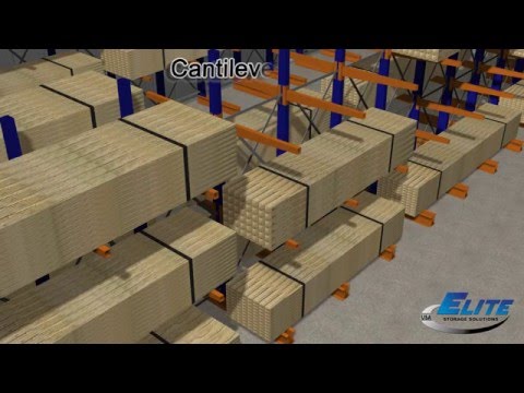 Elite Storage Solutions - Cantilever Rack - YouTube