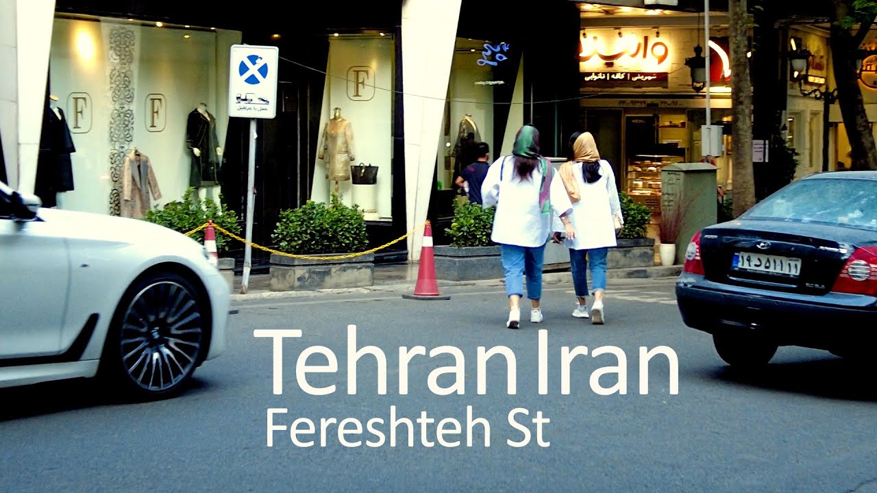 Iran-walking on the most expensive Street -Tehran City walking Luxury ...