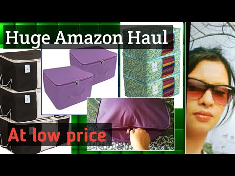 Huge Amazon Haul | Amazon Organizer At Low Price - YouTube