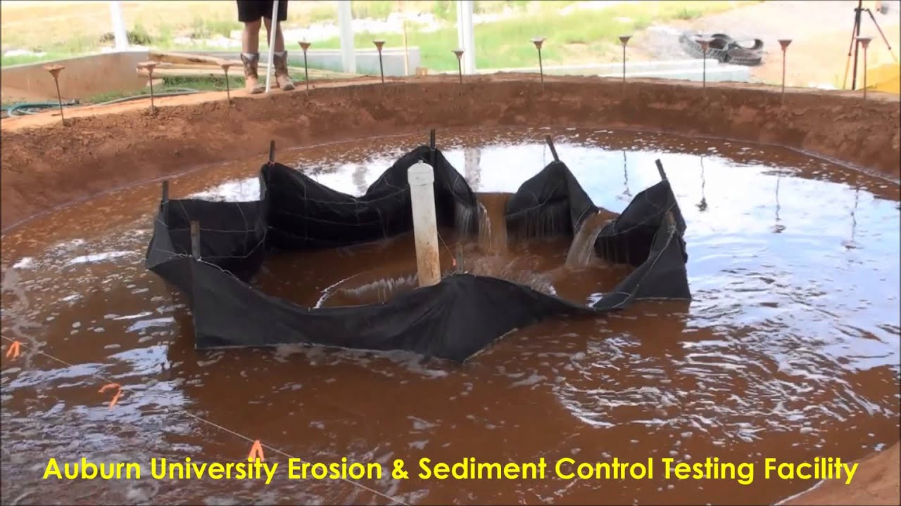 INLET PROTECTION - SILT FENCE BARRIER - IMPROVEMENT ATTEMPT - FAILURE ...