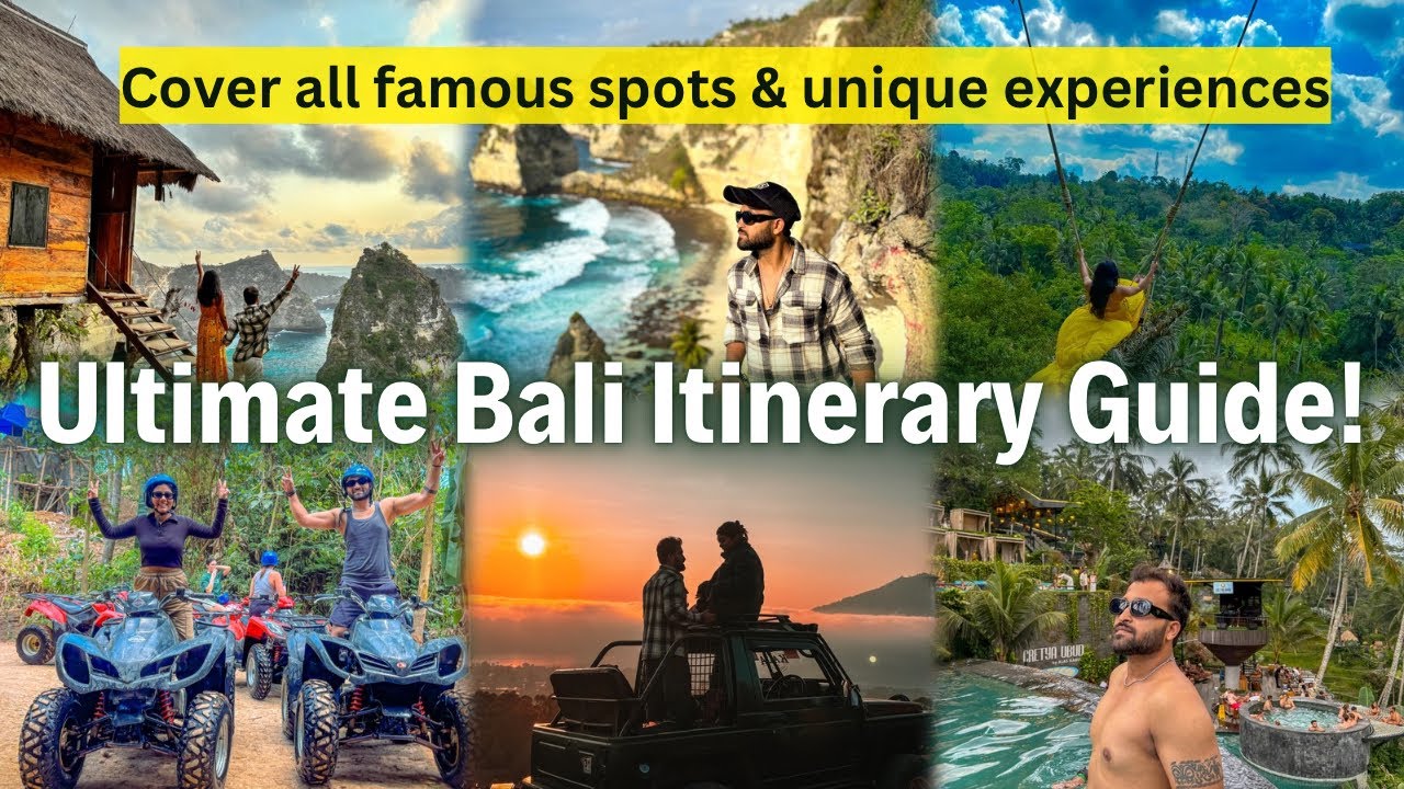 Bali itinerary for 7/8 days | How to plan for a trip to Bali complete ...