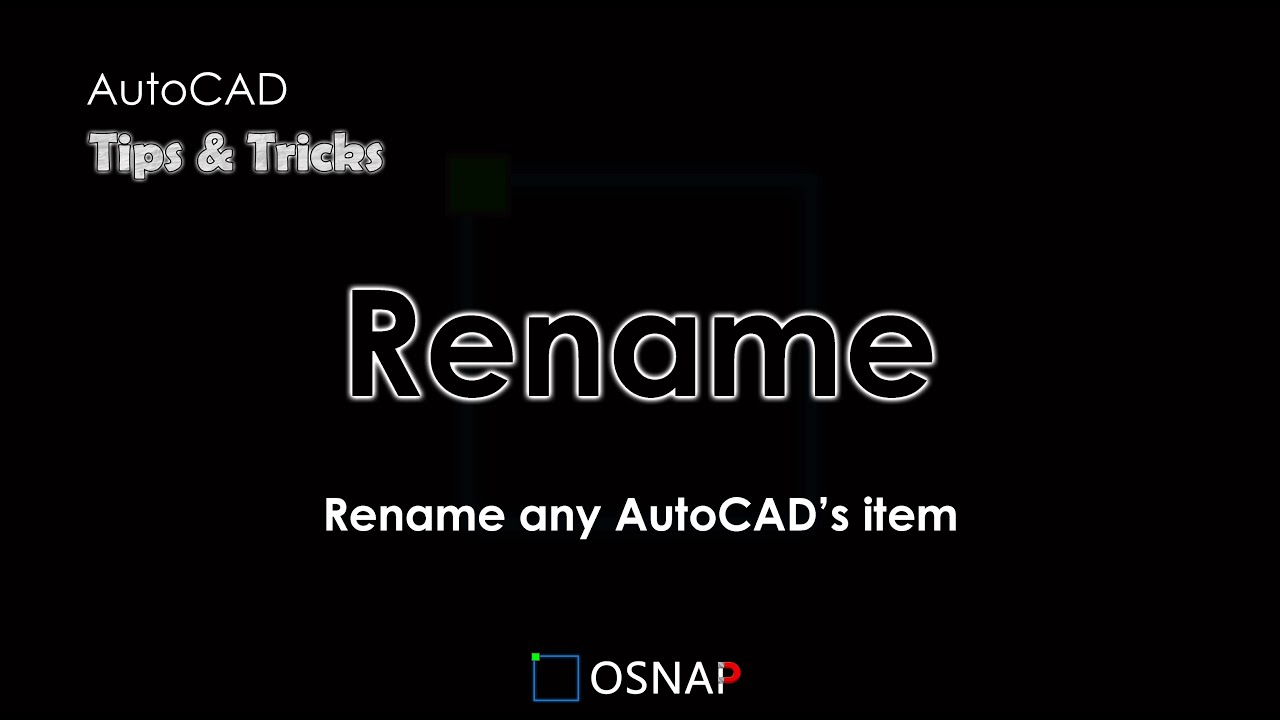 Rename Different Items In AutoCAD YouTube rename-different-items-in-autocad-youtube