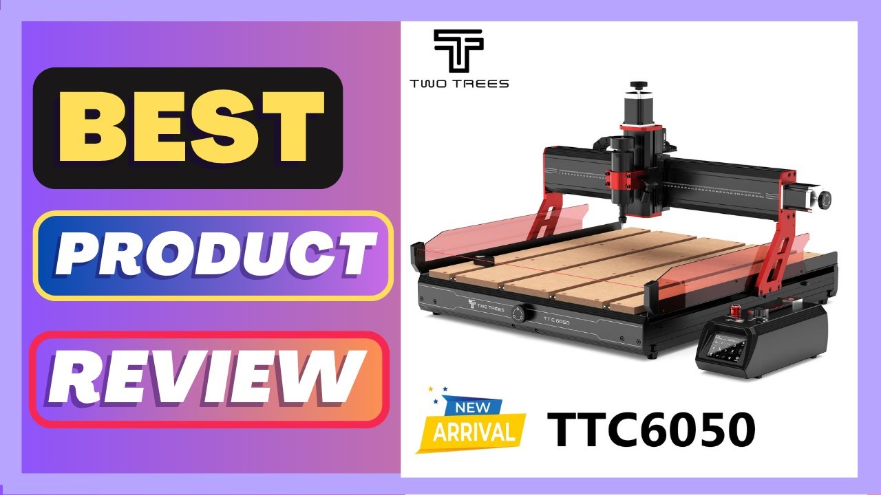 Best Twotrees TTC6050 CNC Router Infrared Sensor 500W Spindle - YouTube