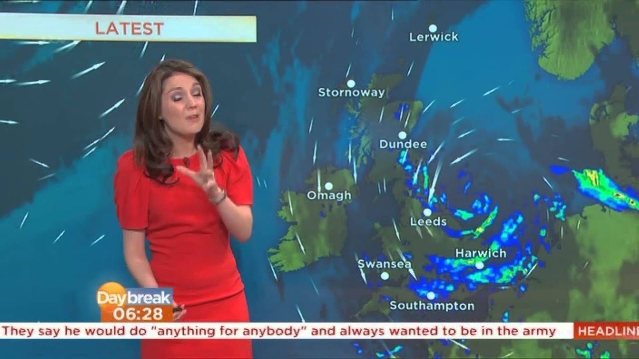 LAURA TOBIN:-Eos-: ITV Daybreak Weather - 24 June 2013 - - YouTube