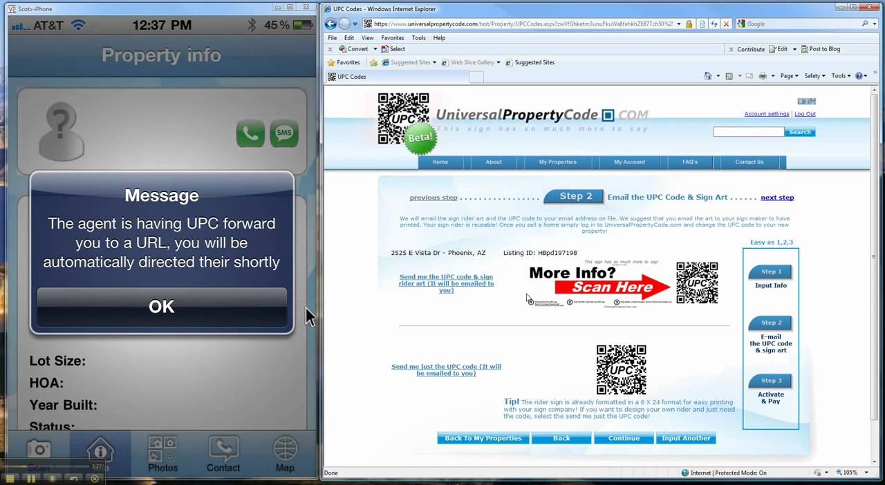 Reusable QR codes by UPC - YouTube