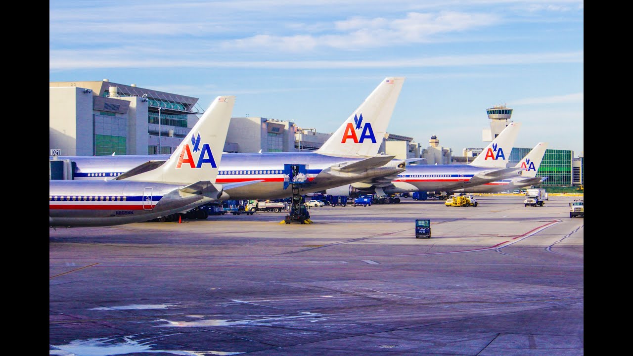 Miami Airport Take off - YouTube