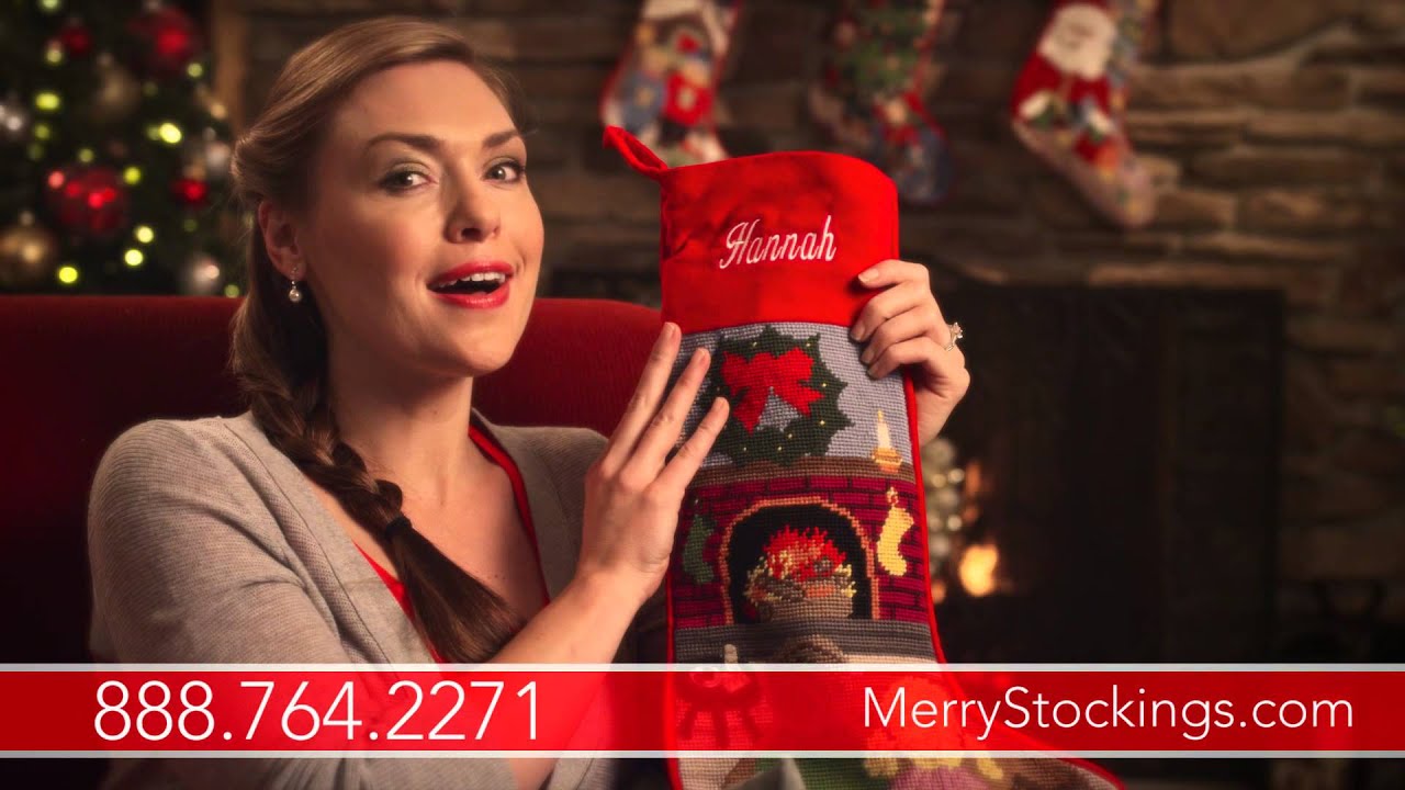 Needlepoint Christmas Stockings | Iconic Christmas Scenes - YouTube