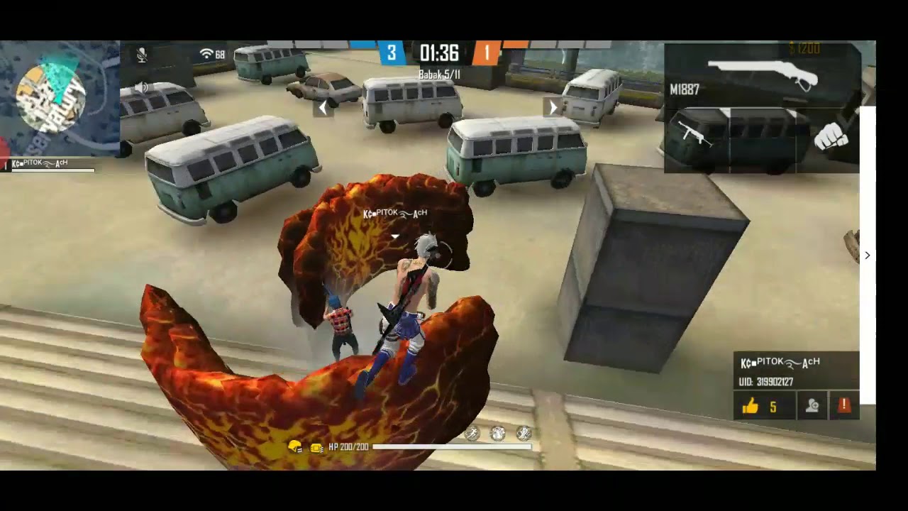 1 VS 1 clash squad Kc Kenzo Vs Kc Pitok Garena Free Fire Indonesia ...
