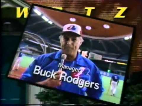 1988 Buck Rodgers Montreal Expos WPTZ Promo Commercial - YouTube