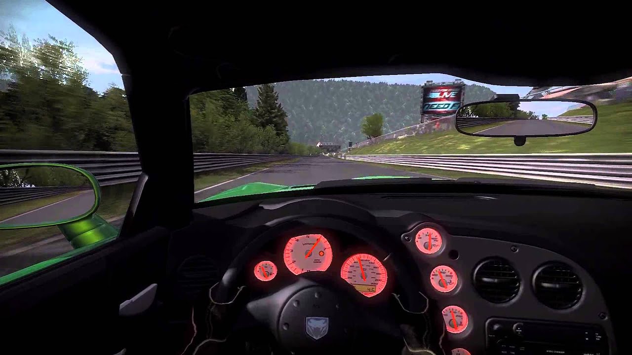 NFS Shift Nürburgring Dodge Viper SRT 10 Hot Lap - YouTube
