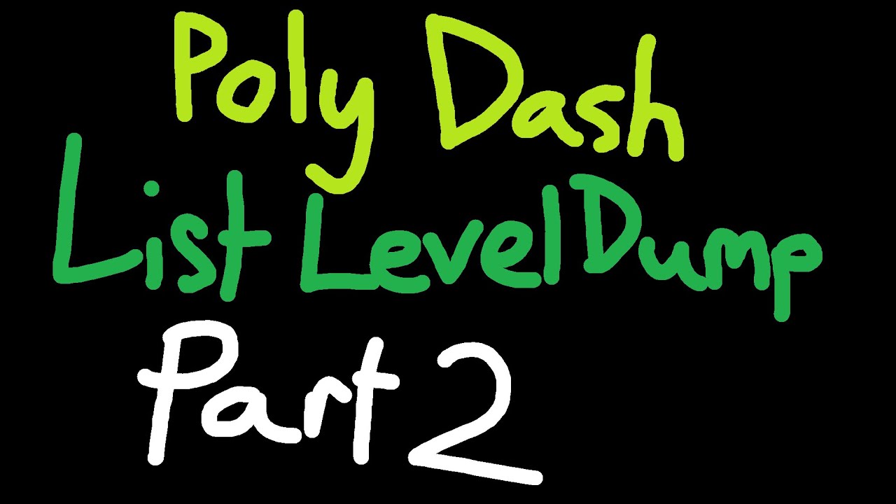 PD List Level Dump 2 - YouTube