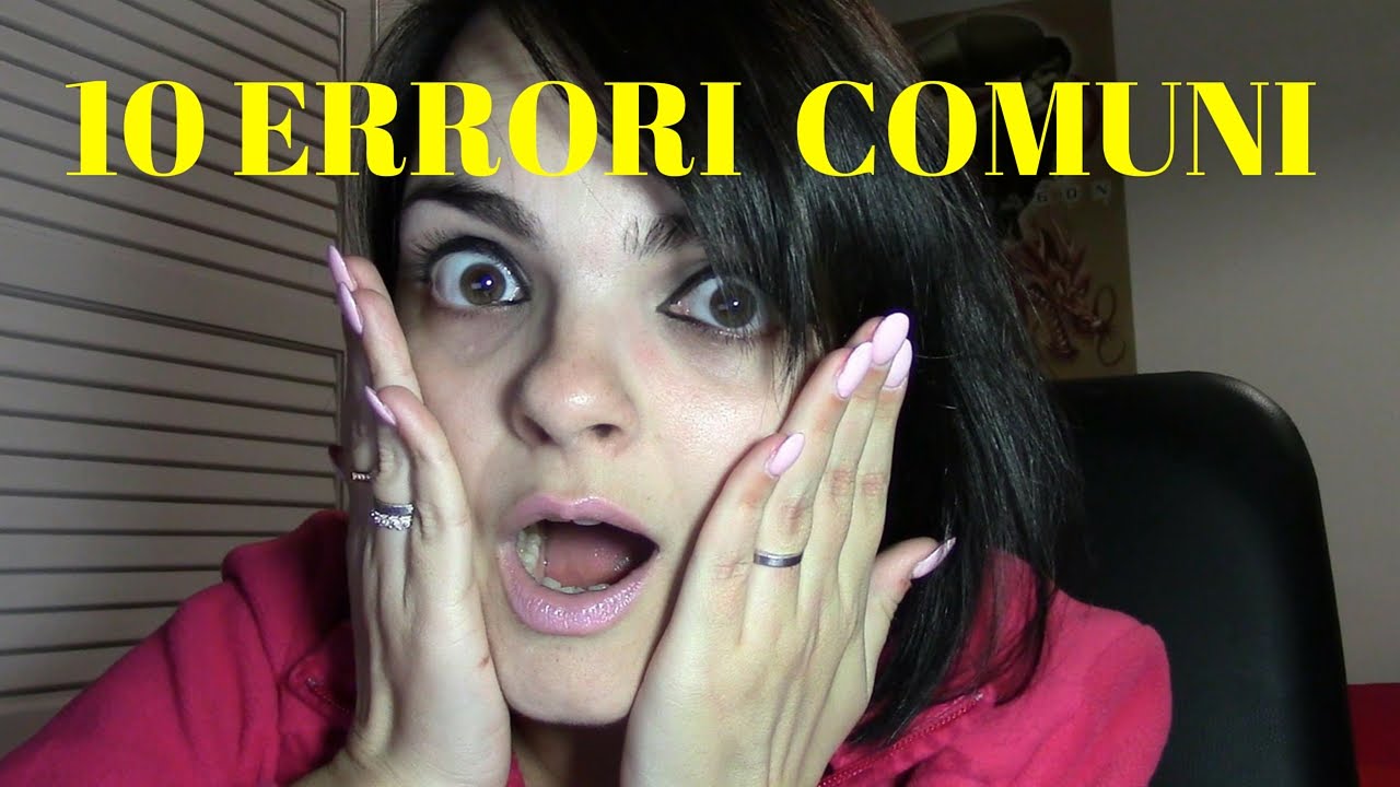 I 10 errori grammaticali più comuni commessi dagli italiani - YouTube