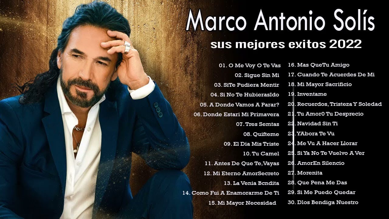 MARCO ANTONIO SOLIS PURO 30 ÉXITOS ROMÁNTICOS INOLVIDABLES - MARCO ...