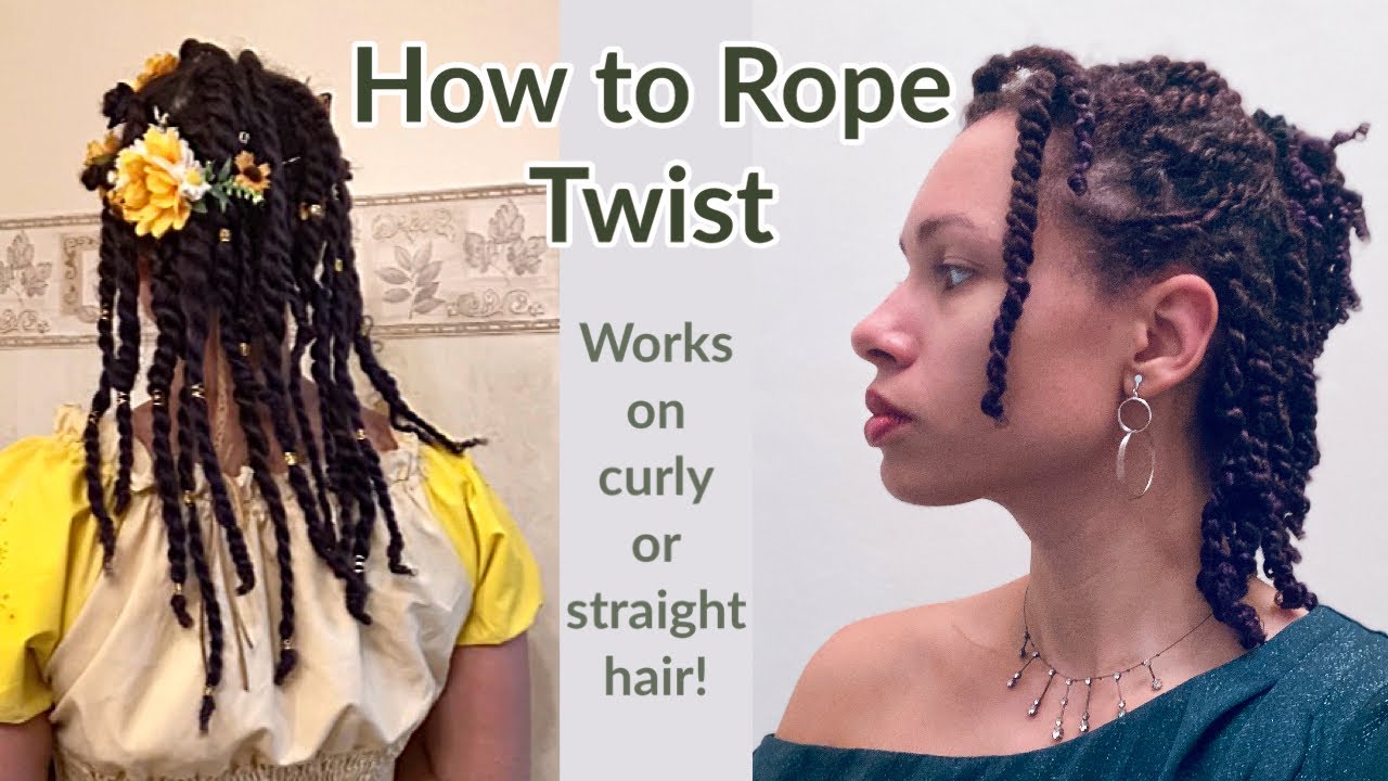 How to Rope Twist/Rope Braid • Right & Left-Handed Tutorial - YouTube