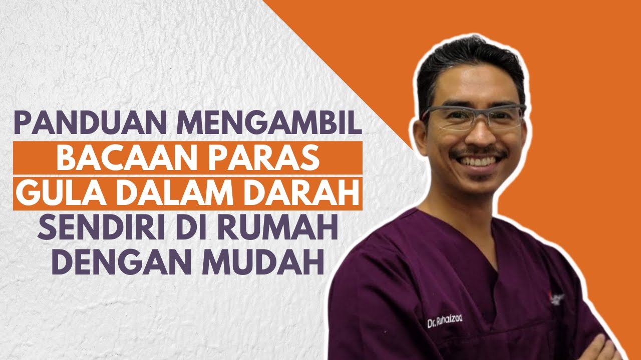 Cara monitor paras gula di rumah dengan mudah dan cepat - YouTube