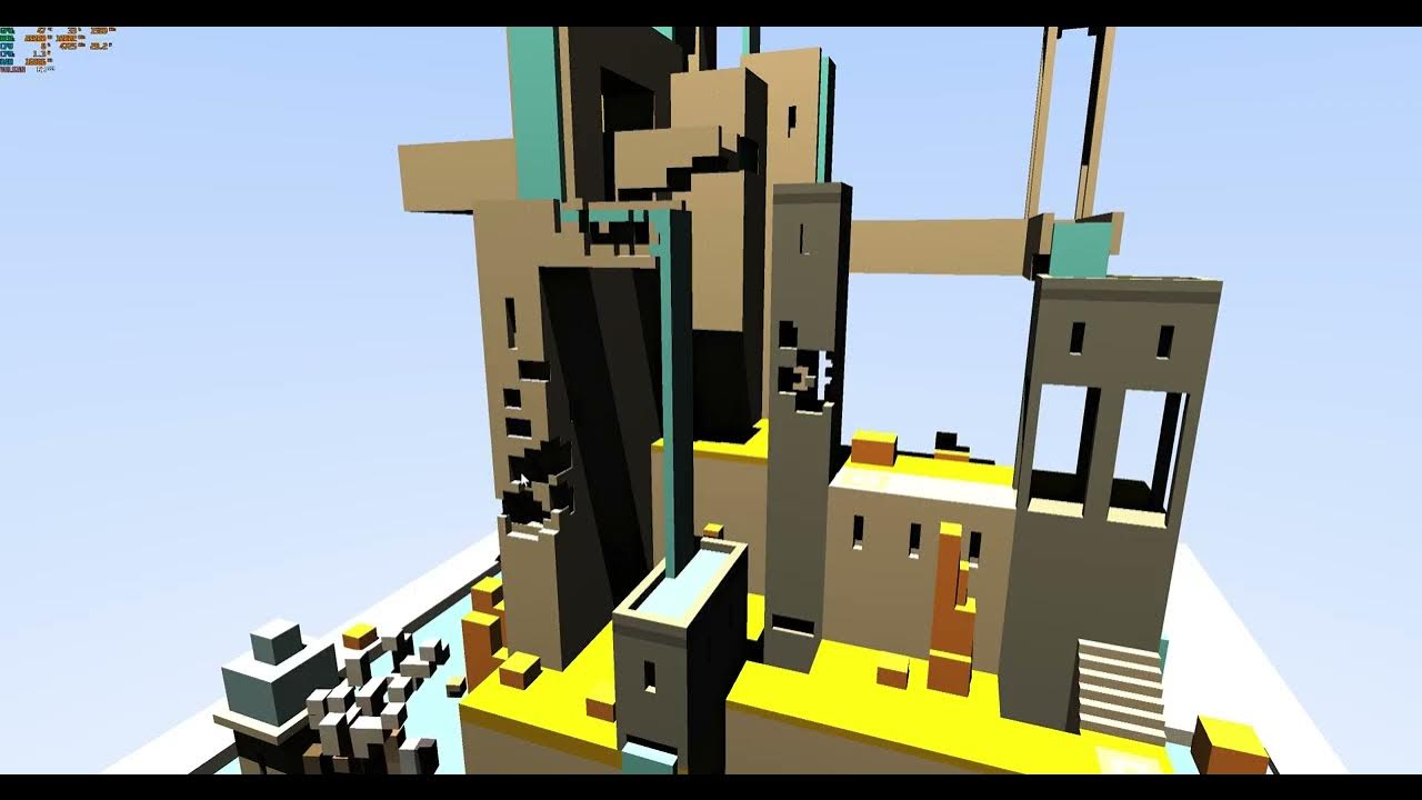 Cubetracing Voxel Engine. RESTIR. HWRT. MagicaVoxel. - YouTube