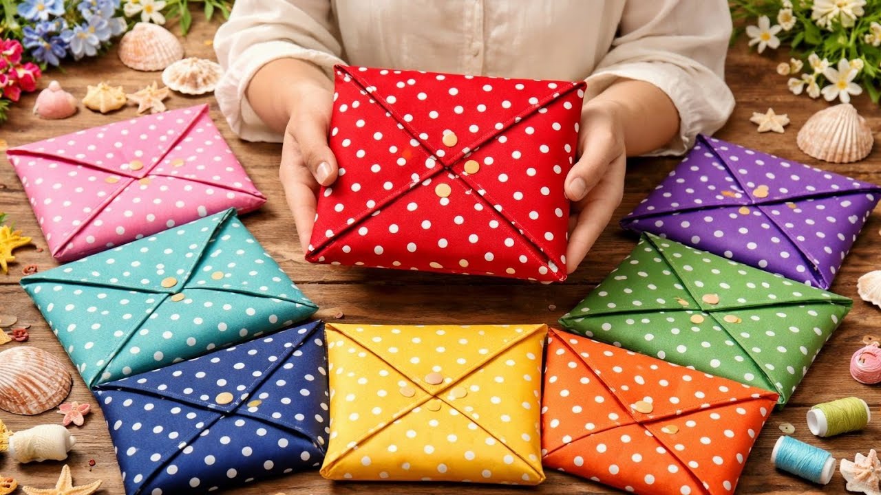 2 Cute and Extremely Easy Gift Bags Sewing Ideas 🎁 Gift Bag Sewing ...