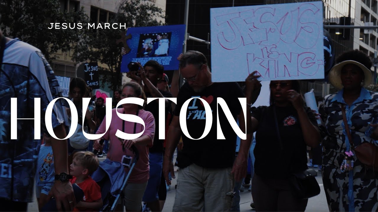 Jesus March Downtown Houston / Revival at City Hall !! ️ - YouTube
