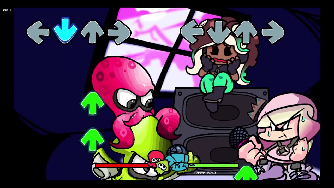 Friday Night Funkin' - Splatoon mods showcase - YouTube