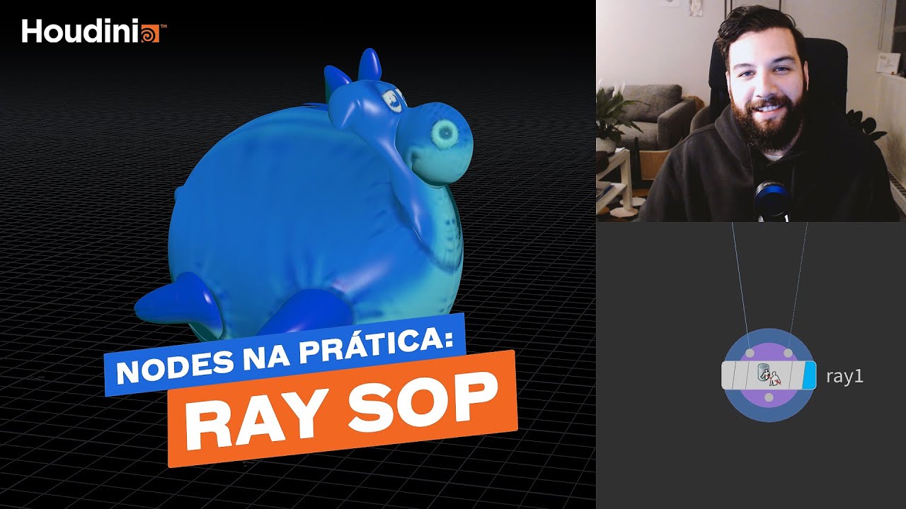 NODES // RAY SOP - Tutorial Houdini em Português - YouTube