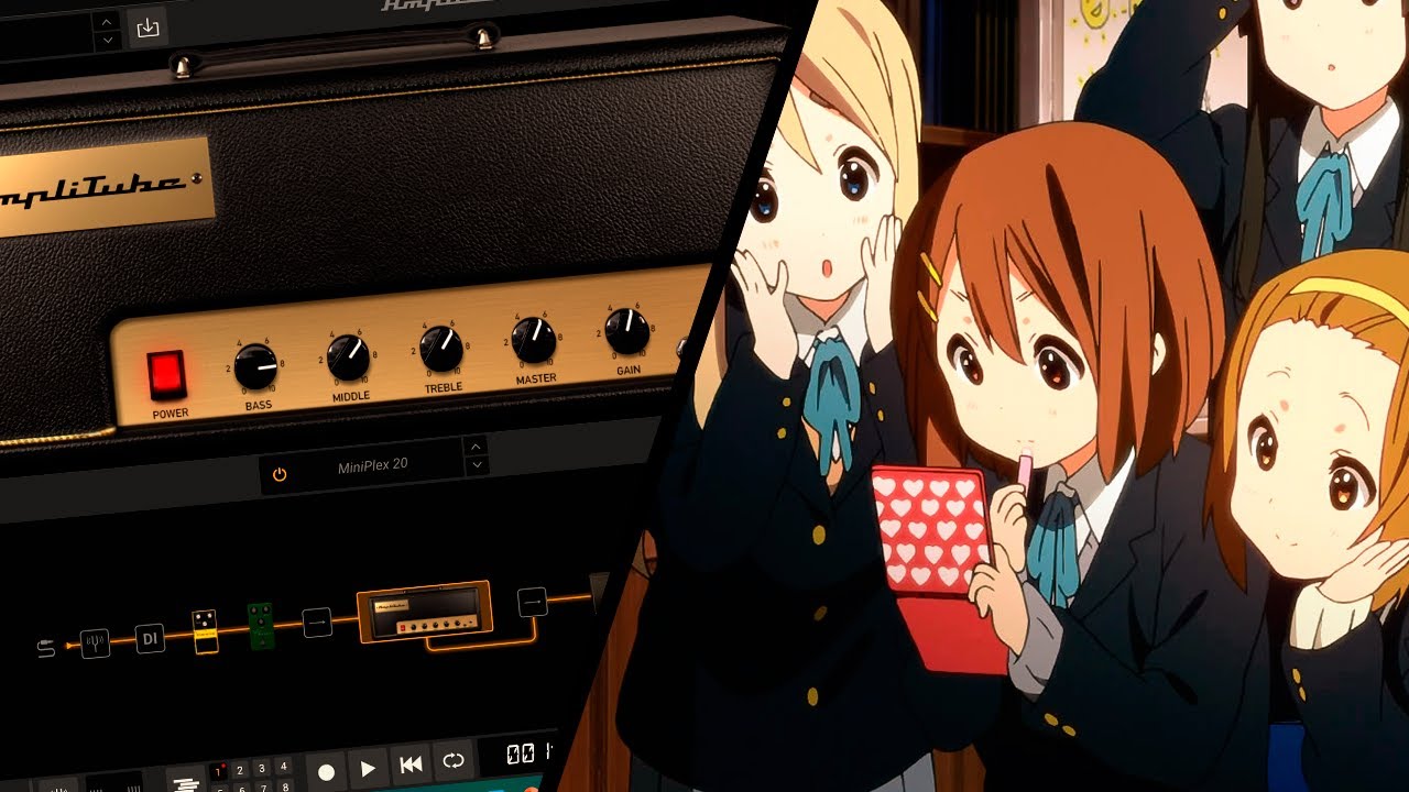 K-ON! Guitar Tone Tutorial (in Amplitube 5) - YouTube