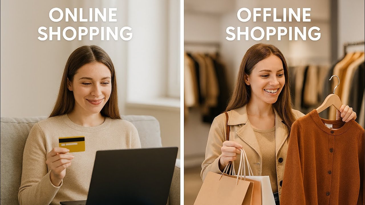 Which is better online shopping & offline shopping? #love #shopping # ...