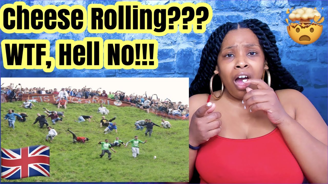 The World's Most Stupidest Competition | Cheese rolling | REACTION ...