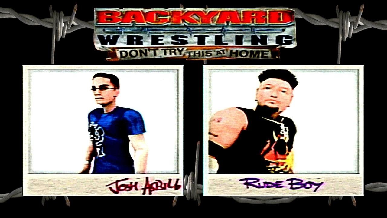 Josh Asbill vs. Rude Boy | Backyard Wrestling (PS2) - YouTube