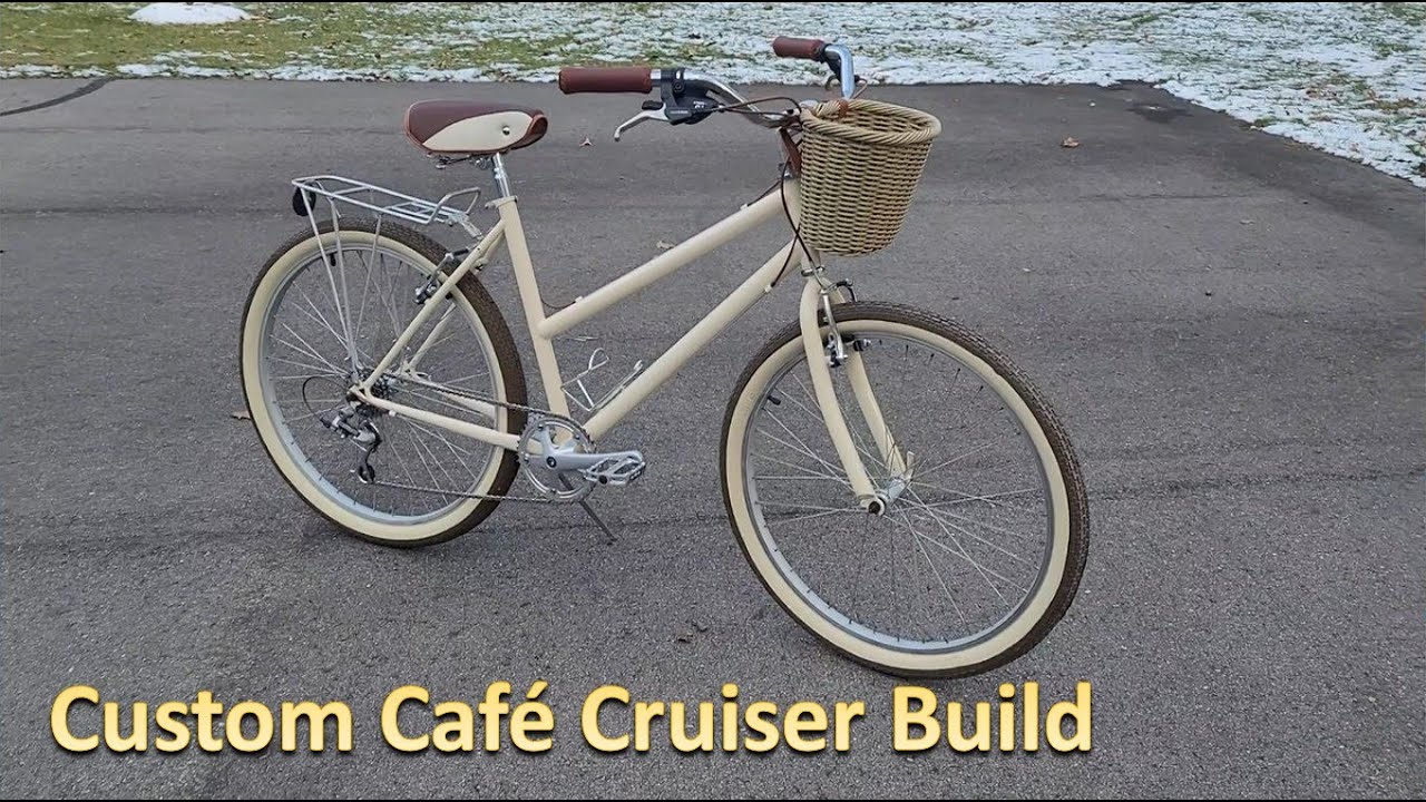 Custom Cafe Cruiser Bike Build - Making a beautiful bike from nothing ...