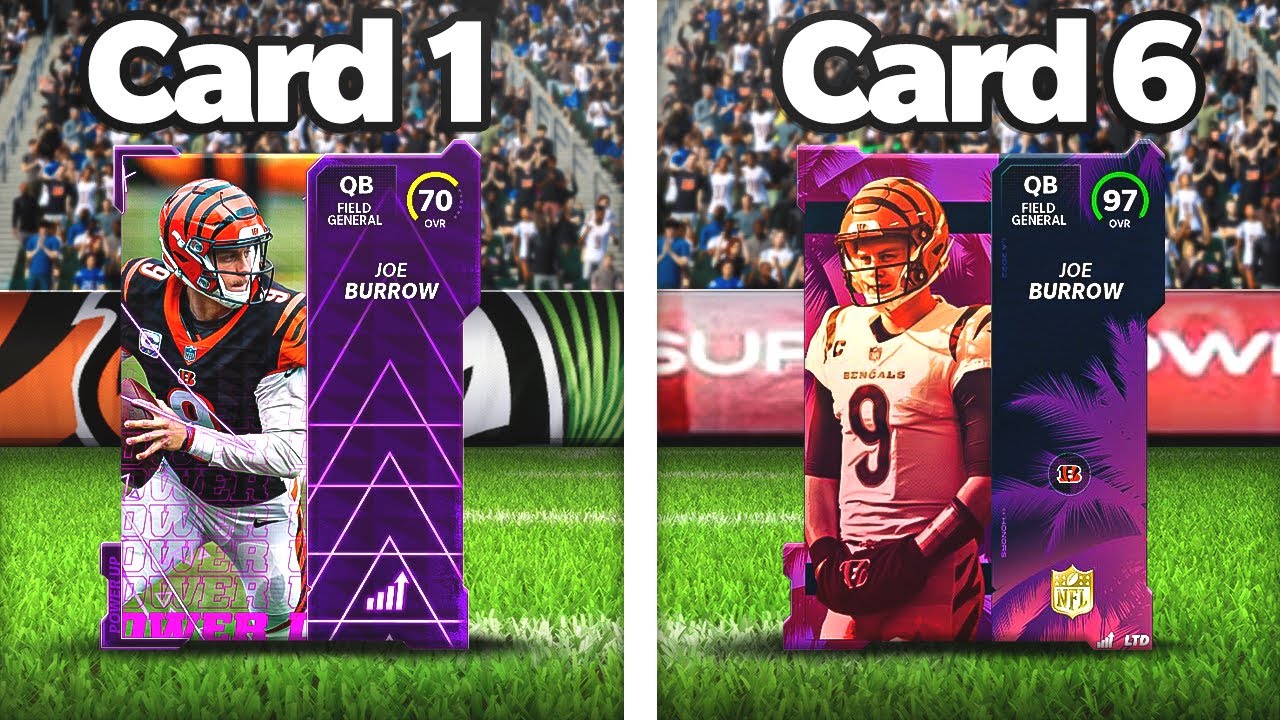 I Used EVERY Joe Burrow Card - YouTube