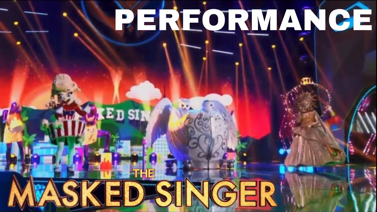 Group A sings “Raise Your Glass” by P!nk | The Masked Singer | Season 4 ...
