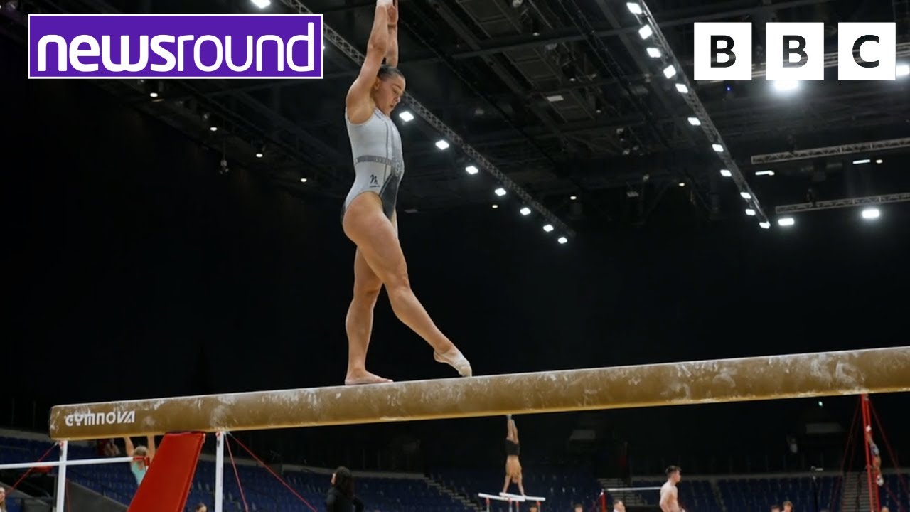 Gymnastics Olympic Champion shows us behind the scenes! | Newsround ...