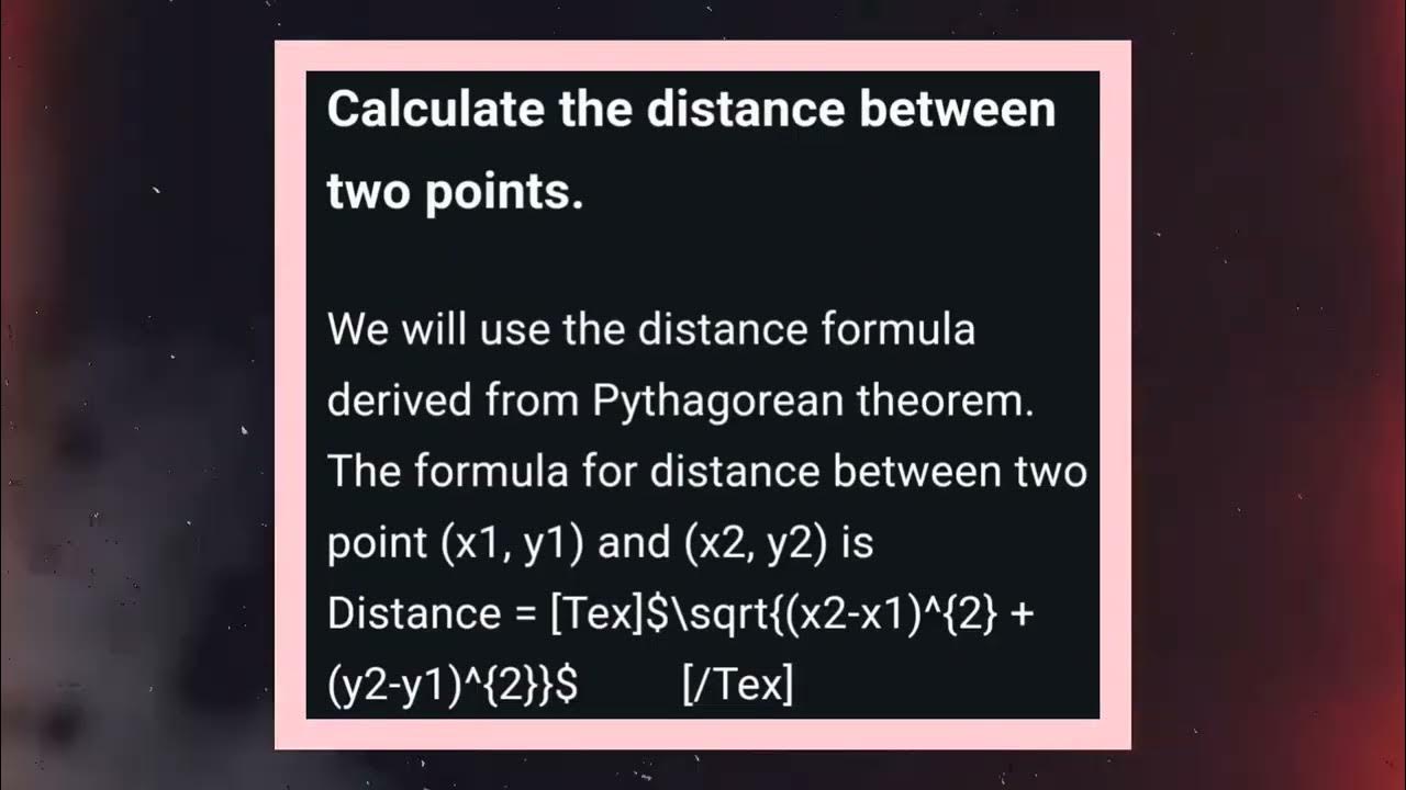 GE3151 PSPP UNIT 2 Distance between two points - YouTube