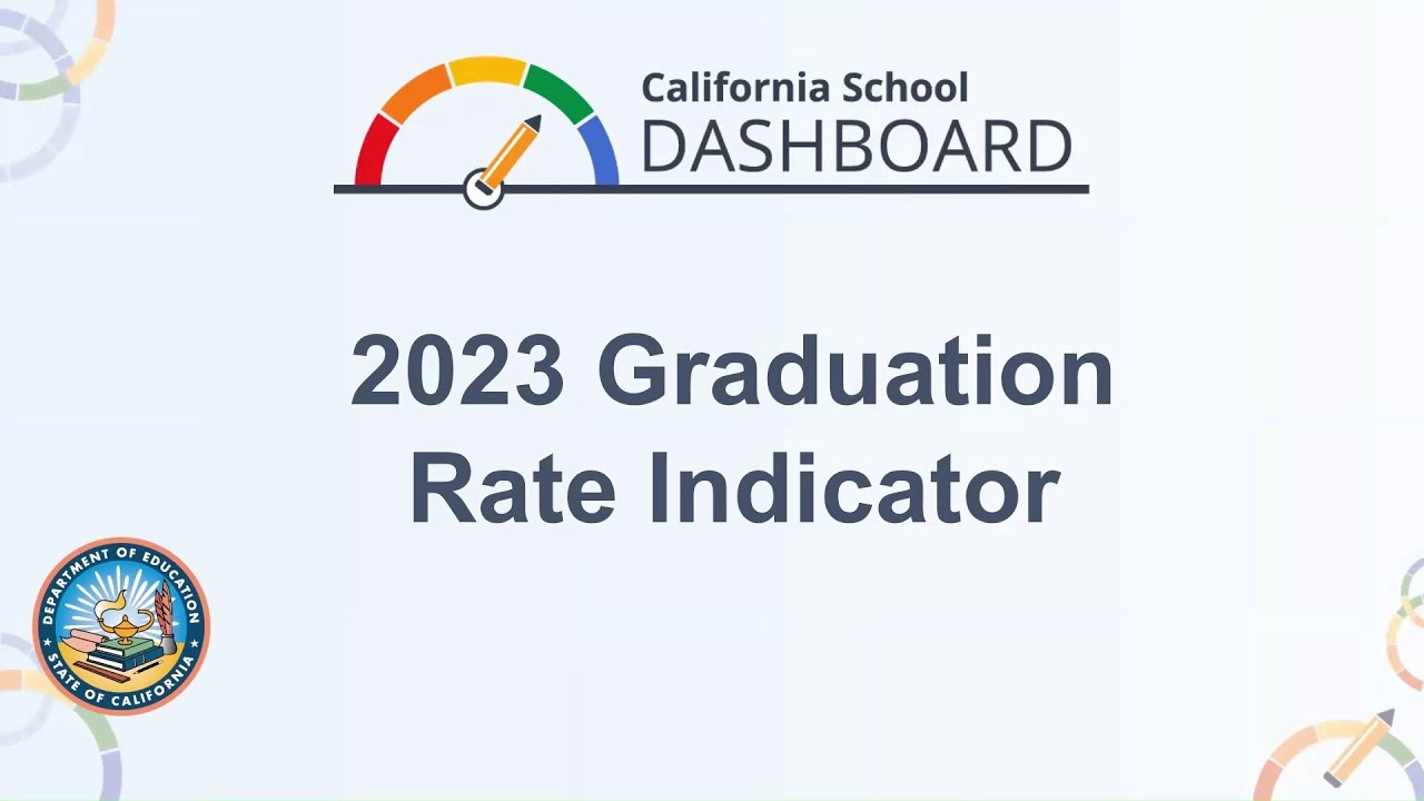 CA School Dashboard: 2023 Graduation Rate Indicator - YouTube