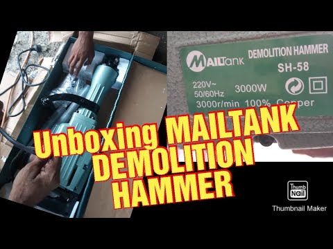UNBOXING MAILTANK DEMOLITION HAMMER - YouTube
