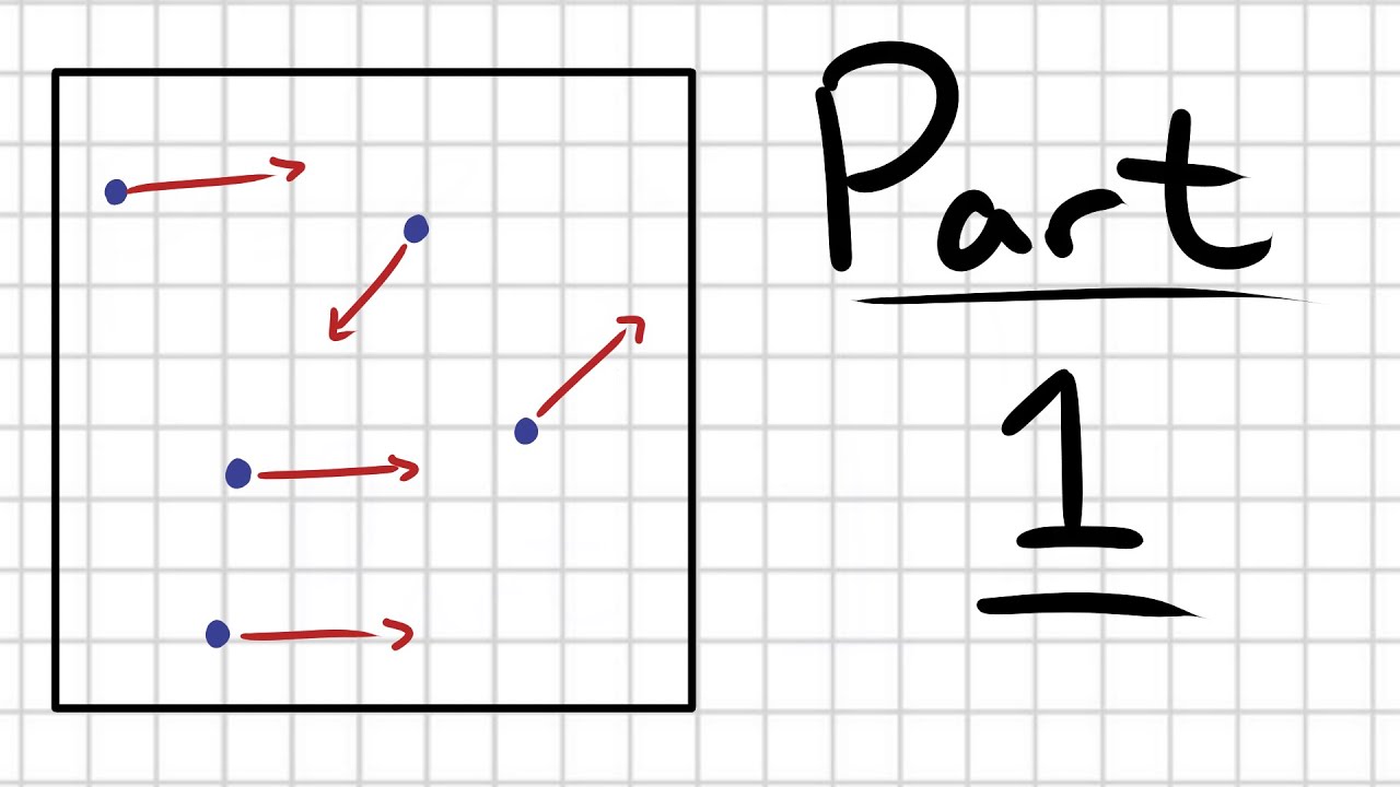 Bouncing Particles and Ideal Gases I - YouTube
