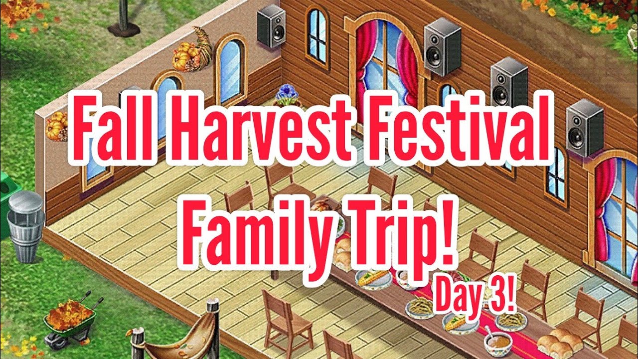 Fall Harvest Festival Family Trip! | Day 3 | Virtual Families 3 - YouTube