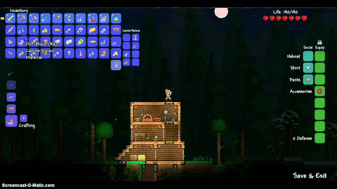 terraria survival #10 CHESTER WESTER ROOM - YouTube