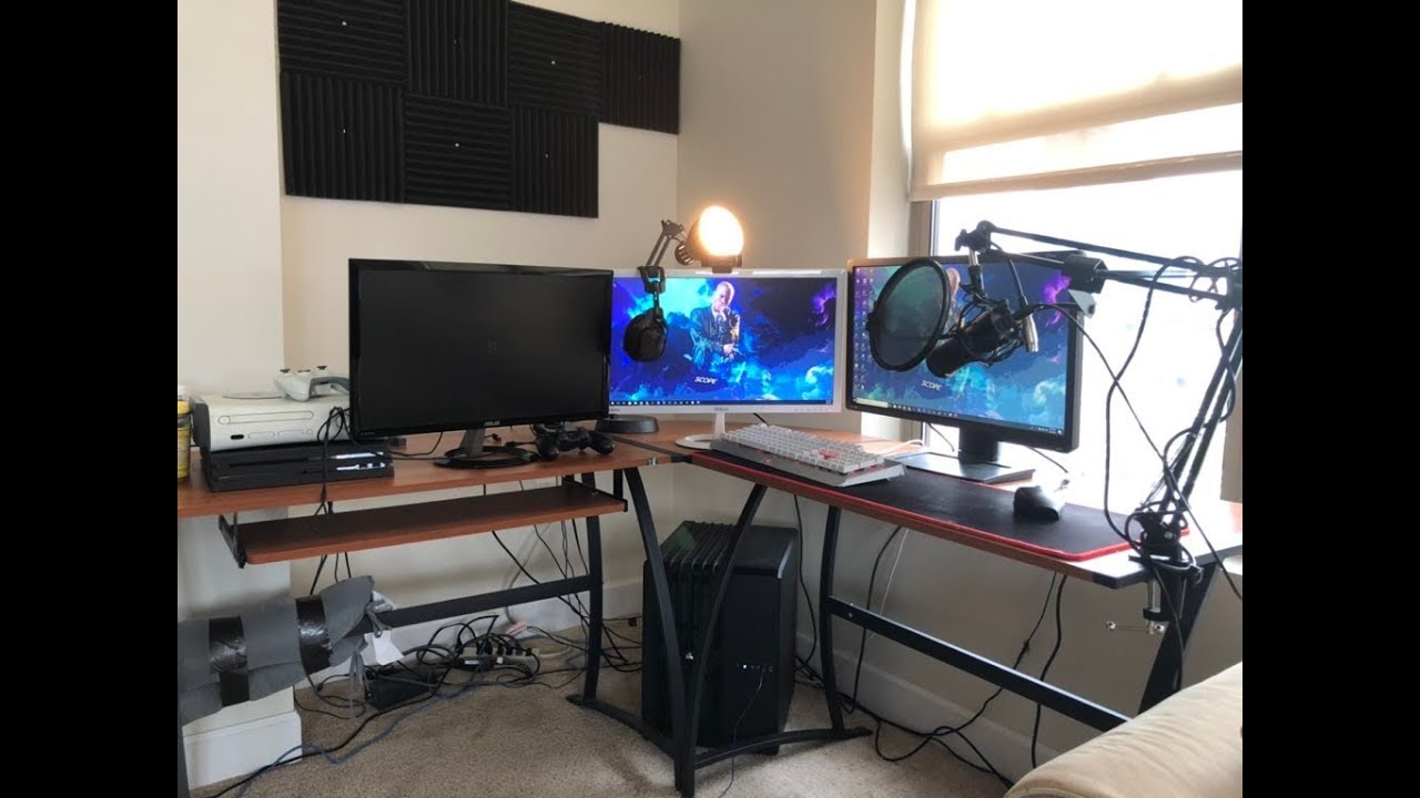 My NEW GAMING SETUP!!! (2019 Apartment Tour) - YouTube