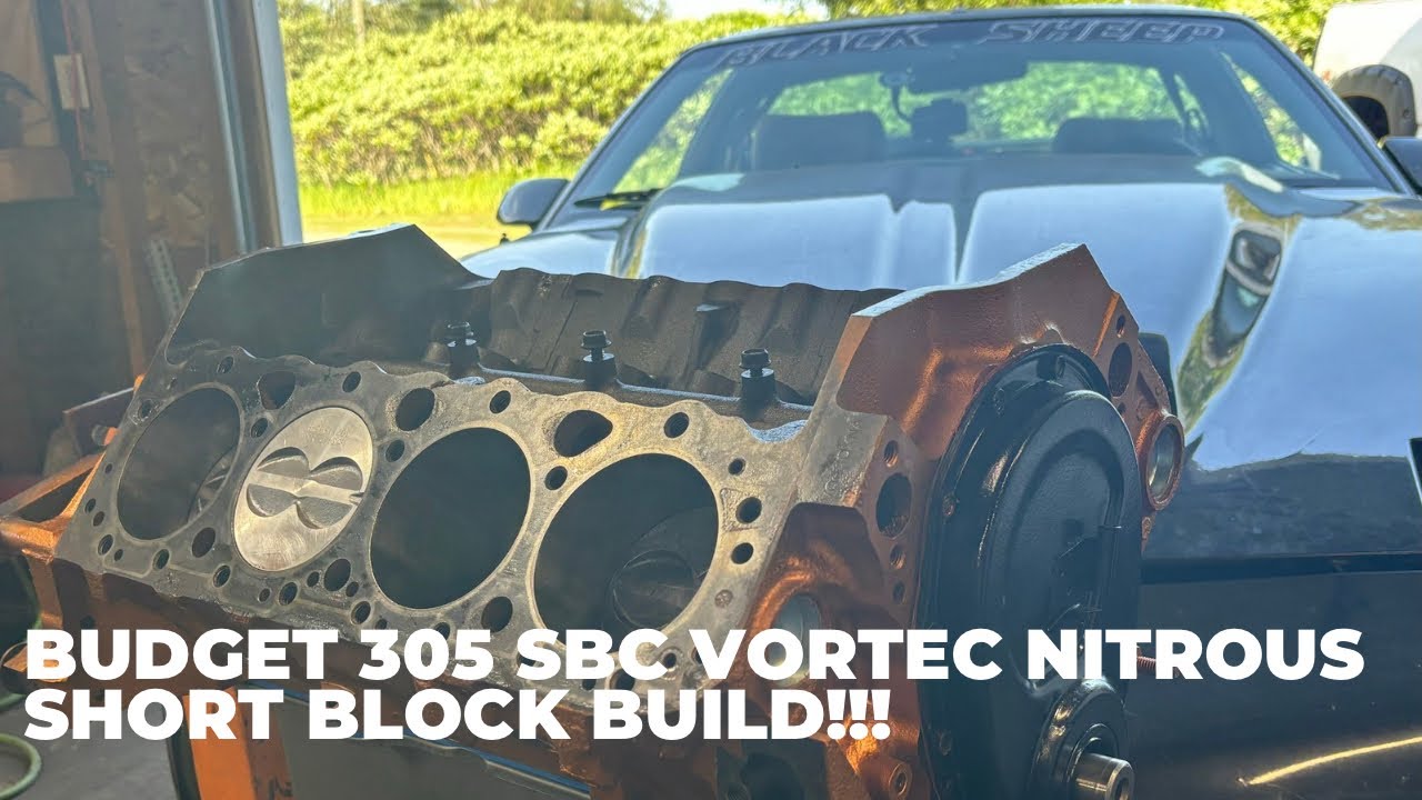 Building the black sheep firebird budget nitrous 305 vortec short block ...