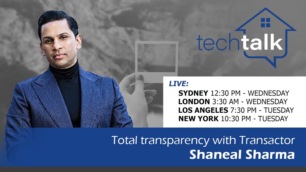 WATCH LIVE – Total transparency with Transactor - Shaneal Sharma - YouTube