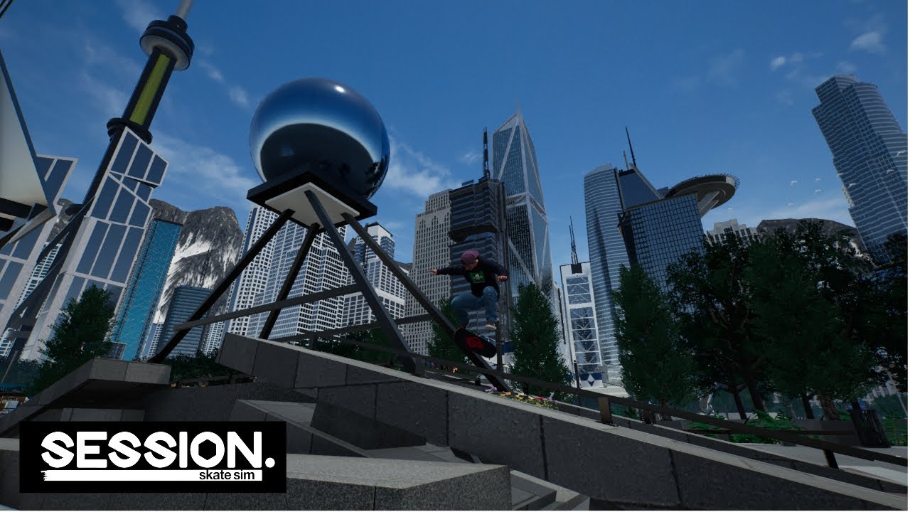Session skate sim "Capital City" Gameplay - YouTube