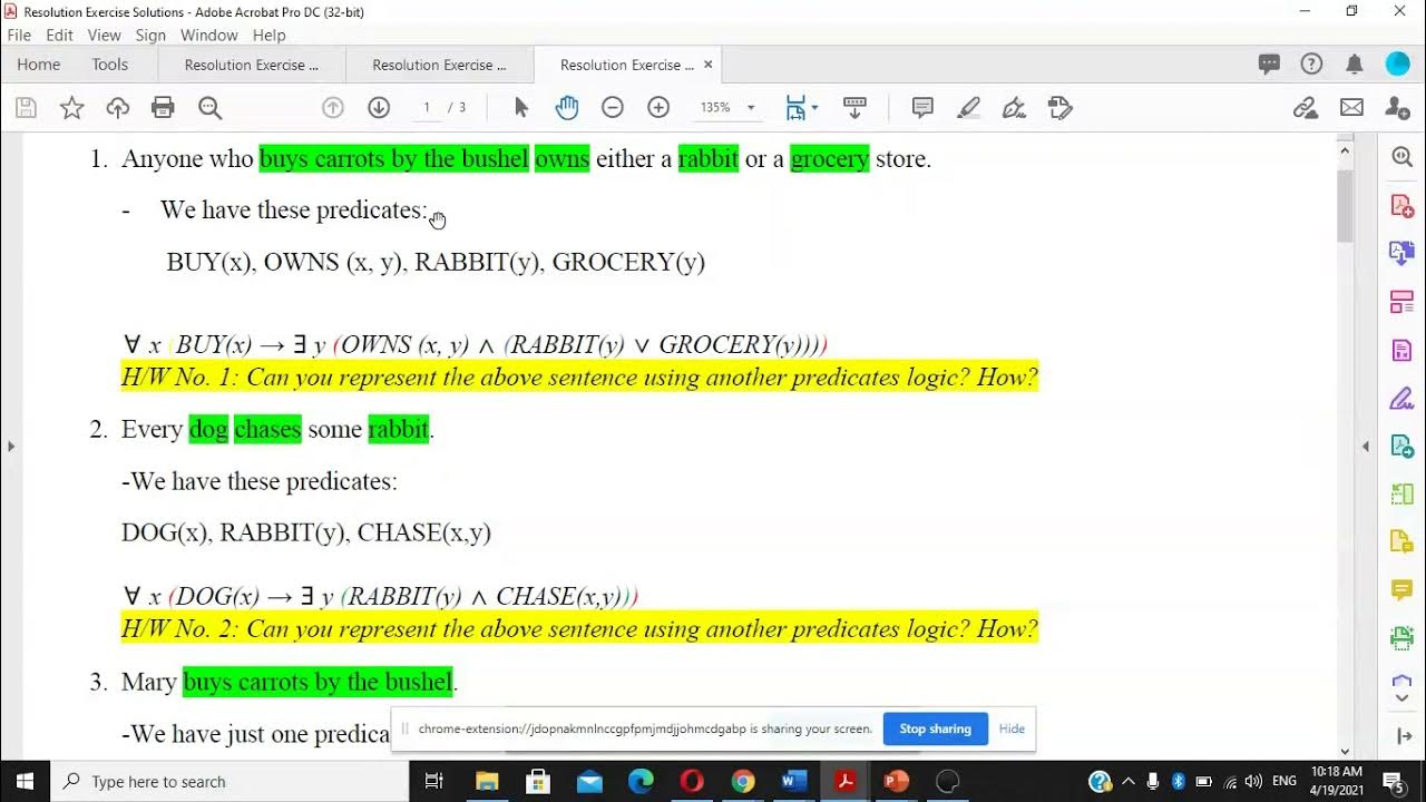 predicate logic No. 1 - YouTube