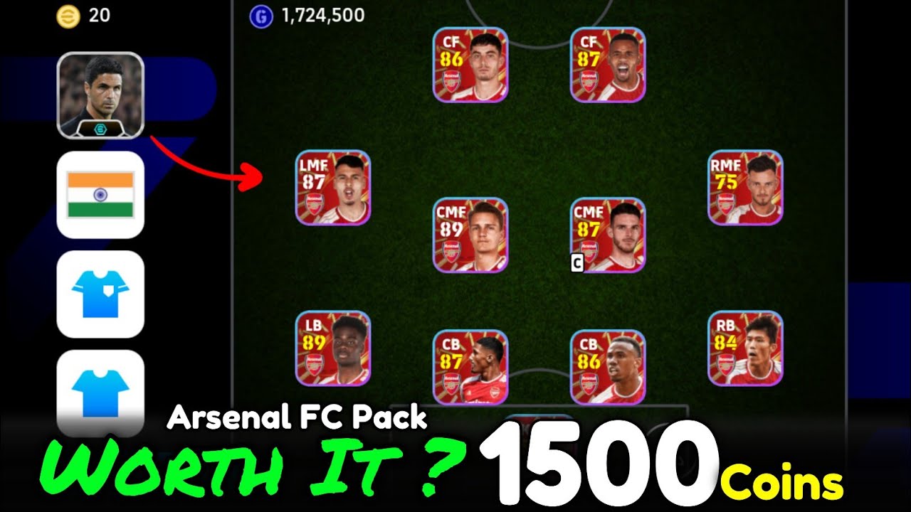 Arsenal FC Pack: What You Need to Know Before Purchasing || eFootball ...