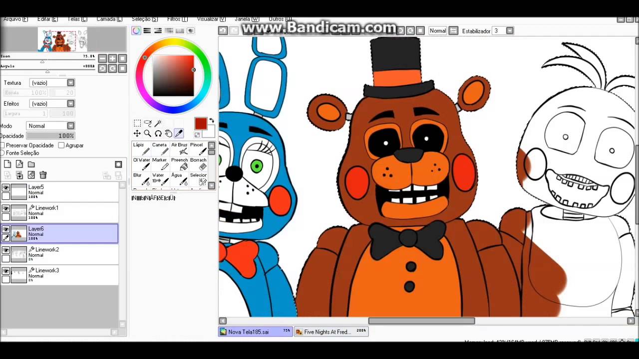 Five Nights at Freddy's 2 Speedpaint - YouTube