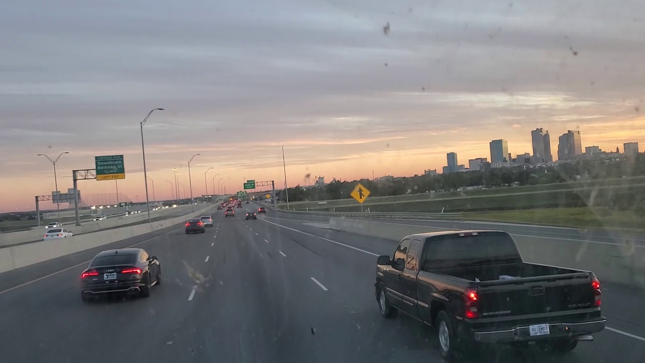 I-35W to US 287 driving through Fort Worth, Texas - YouTube