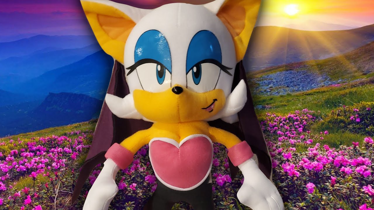 Sonic the Hedgehog Great Eastern Entertainment GE Rouge the Bat Plush ...